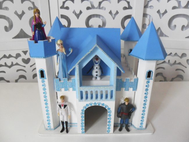 castelo da frozen decoração com personalizados - Adornar Decorações ...